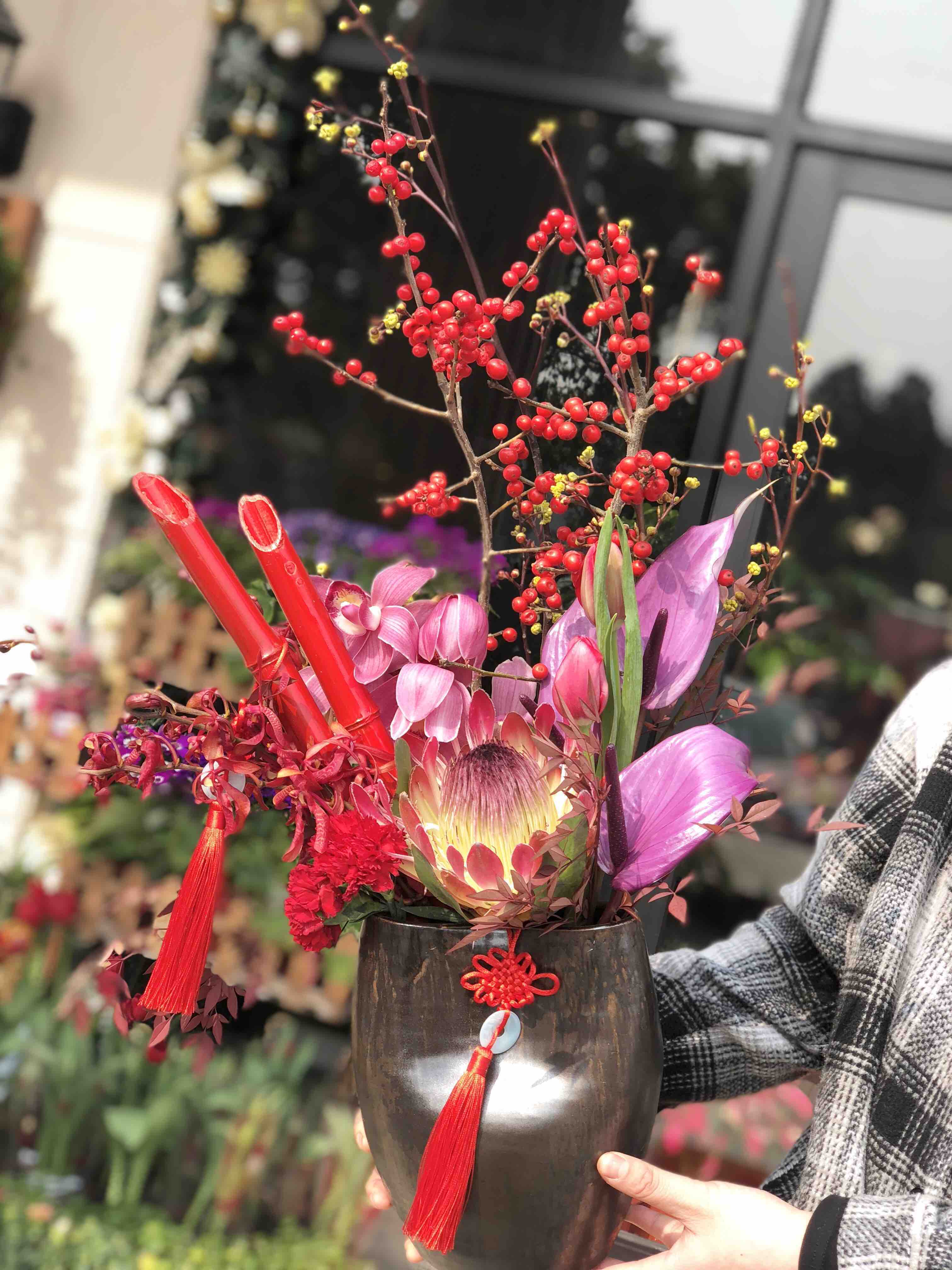 过年买的花有哪些 春节花市买什么花 家里适合养什么花 大山谷图库