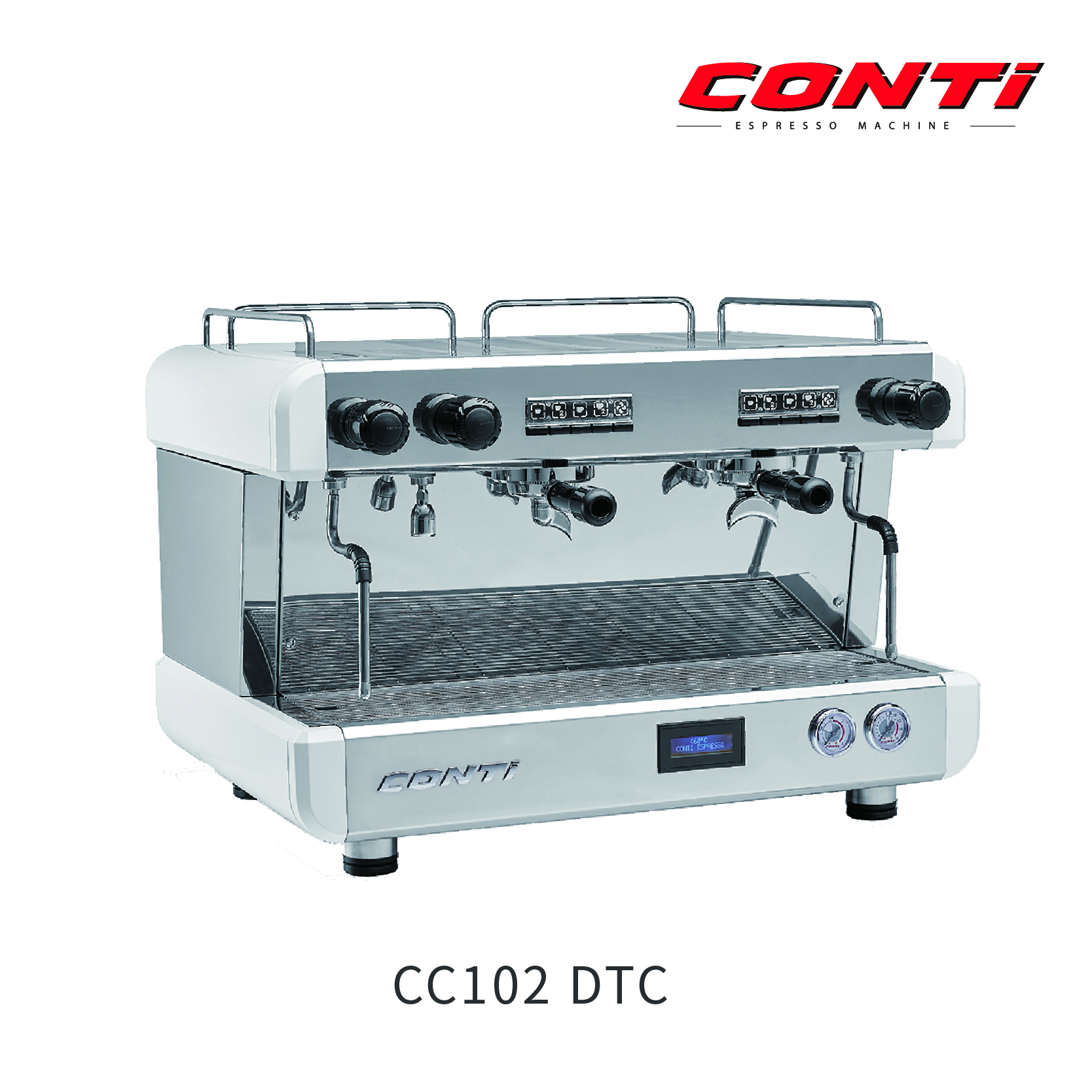 【咖啡设备】Conti半自动咖啡机 CC102 DTC 2G 白色/DTC TCI 2G 黑色 萃茶萃咖啡一体 随货带票，请务必备注开票信息 ...