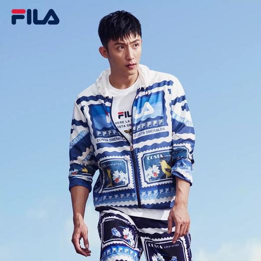 斐乐fila 黄景瑜同款夏日海滩风外套 温州时代广场购物中心