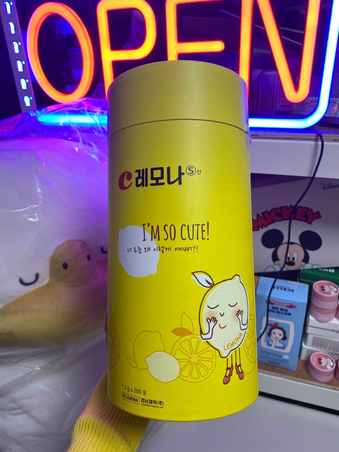 韩国LEMONA国民维生素C 维C VC 1.5gX10条 缓解疲劳美容养颜JPY带授权招加盟代理 - JPY韩国名牌全球购