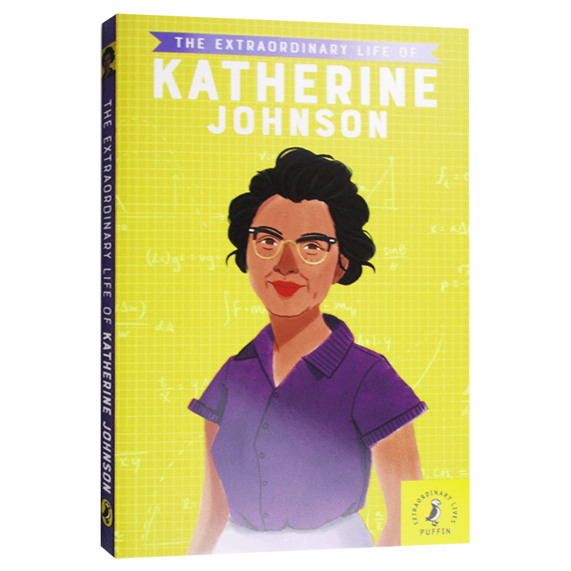 卓越人生名人传记 凯瑟琳约翰逊 英文原版人物传记 The Extraordinary Life of Katherine Johnson 儿童 ...