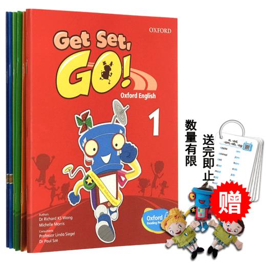 牛津幼儿英语启蒙教材 英文原版 Get Set Go Book 1-6 学生用书6册套装 Oxford English 3-6岁幼儿园小班 ...