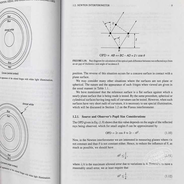 光学车间检测（第3版） Optical Shop Testing, Third Edition 英文原版 Daniel Malacara ...