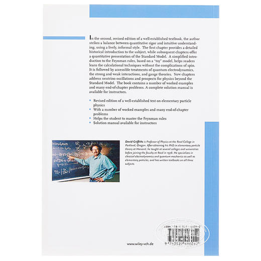 基本粒子导论 Introduction To Elementary Particles 英文原版 David Griffiths Wiley ...