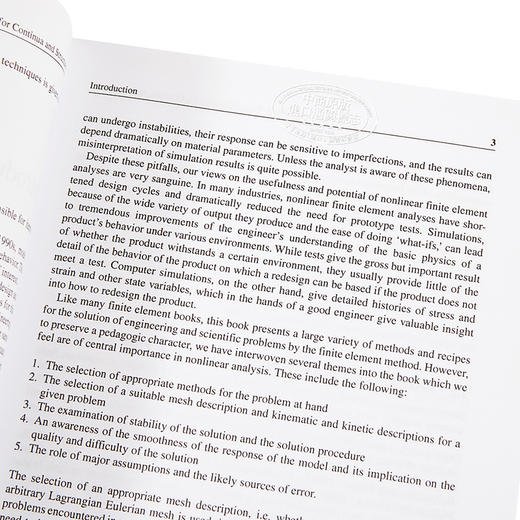 连续体和结构的非线性有限元 （第2版） Nonlinear Finite Elements For Continua and Structures 英文原版 - 中商进口商城