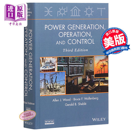 发电、运行与控制（第3版） Power Generation, Operation and Control 英文原版 Wiley - 中商进口商城