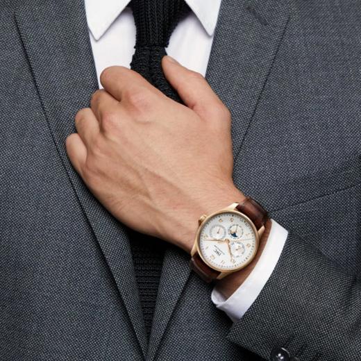 万国 IWC 葡萄牙系列万年历腕表 IW344202 - 大连锦华钟表