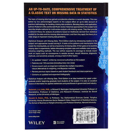 缺失数据的统计分析 （第3版） Statistical Analysis With Missing Data 英文原版 Wiley - 中商进口商城