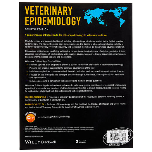 兽医流行病学（第4版） Veterinary Epidemiology,4th Edition 英文原版 Michael Thrusfield ...