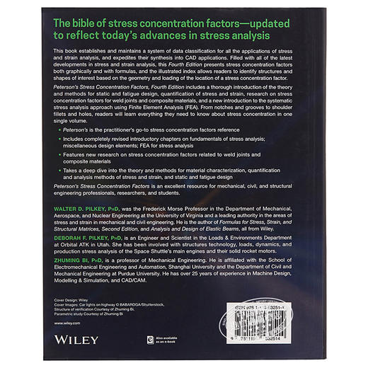 Peterson 应力集中系数（第4版） Petersons Stress Concentration Factors, 英文原版 Wiley ...