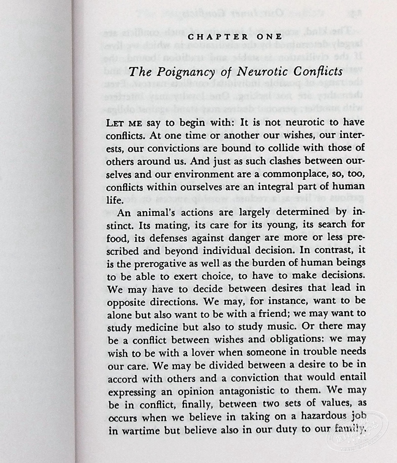 【中商原版】卡伦·霍妮：我们内心的冲突 豆瓣高分 英文原版 Our Inner Conflicts 精神分析 心理学 Karen Horney ...