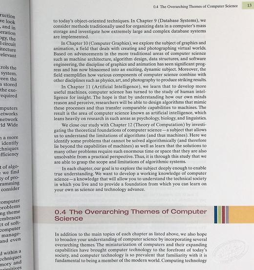 【中商原版】计算机科学概论 第13版 英文原版 Computer Science: An Overview Glenn Brookshear ...