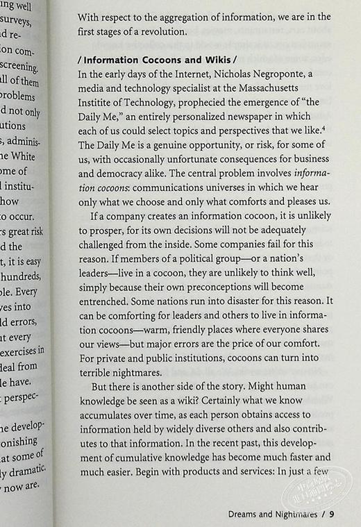 【中商原版】Infotopia:How Many Minds Produce Knowledge 英文原版 桑斯坦：信息乌托邦 Cass R ...