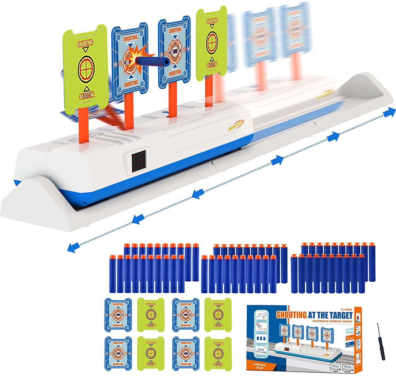 Floating Moving Targets Electronic Auto Running Shooting Targets for N