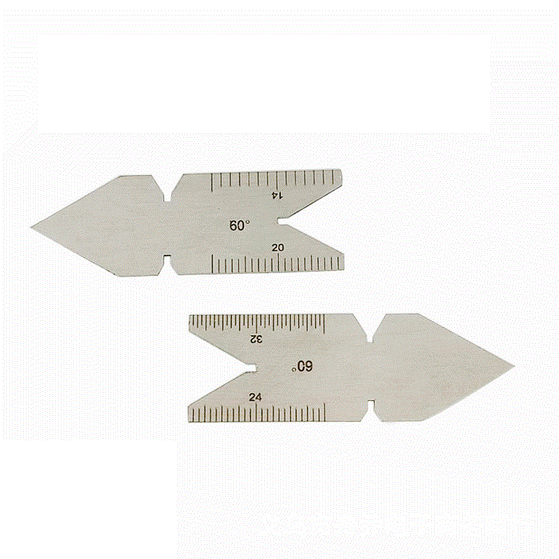 Center Gage 55 Degree Thread Pitch Gauge, Stainless Steel Screw Thread