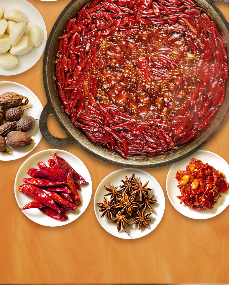 重庆珮姐老火锅牛油麻辣400g砖块方形底料麻辣烫串串调料 - 珮姐