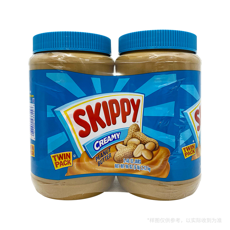 SKIPPY 柔滑花生酱 1.36kg*2-WKEA/上海维嘉