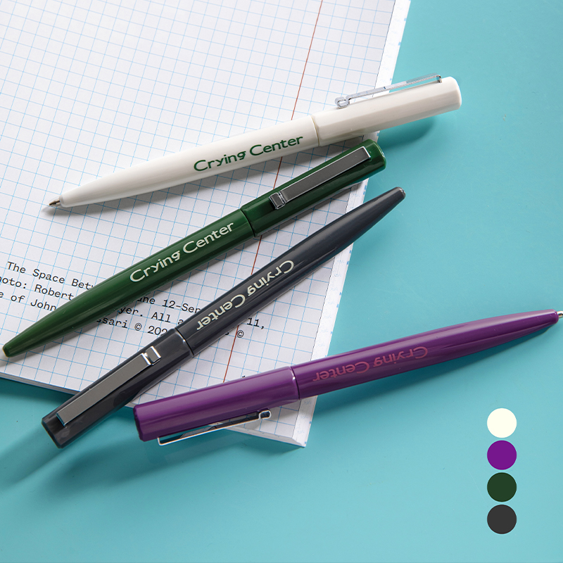 CryingCenter 复古四色logo 扭动式圆珠笔 - Crying center旗舰店