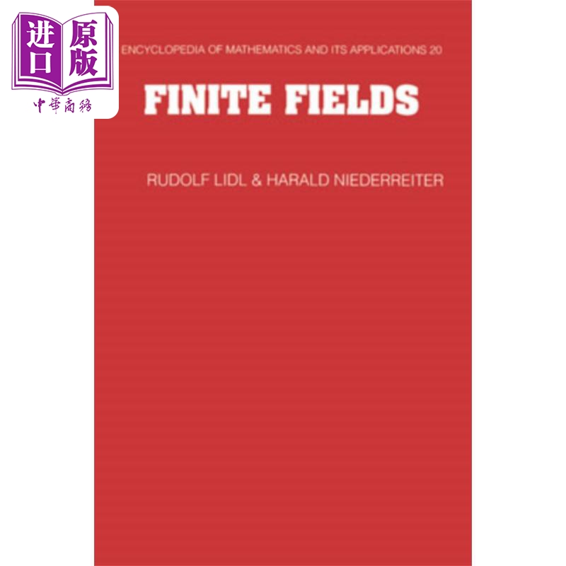 【中商原版】有限域 Finite Fields 英文原版 Rudolf Lidl Harald Niederreiter 代数 数论与组合理论 - 中商进口商城