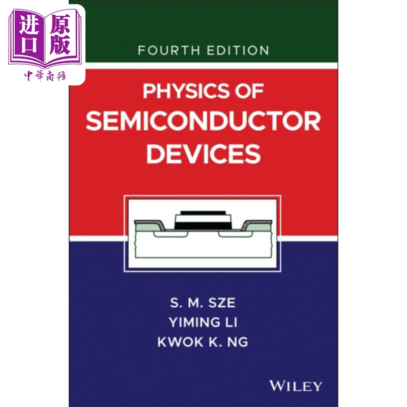 【中商原版】施敏 半导体器件物理 第4版 Physics Of Semiconductor Devices 4E 英文原版 Simon M ...
