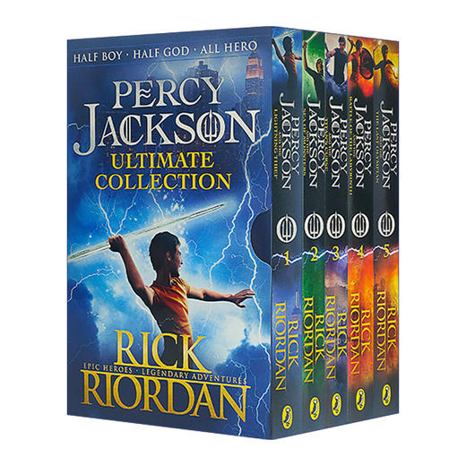 英文原版 Percy Jackson Ultimate Collection 波西杰克逊系列第一季五册套装 英文版 进口英语原版书籍 - 华研外语