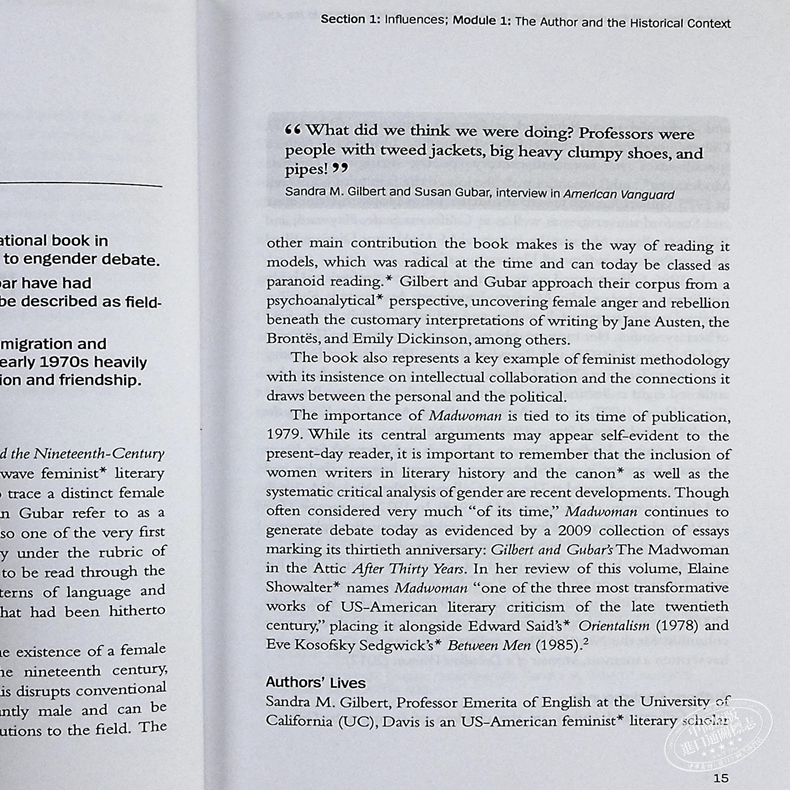 【中商原版】对阁楼上的疯女人的分析 An Analysis of Sandra Gilbert and Susan Gubar's the ...