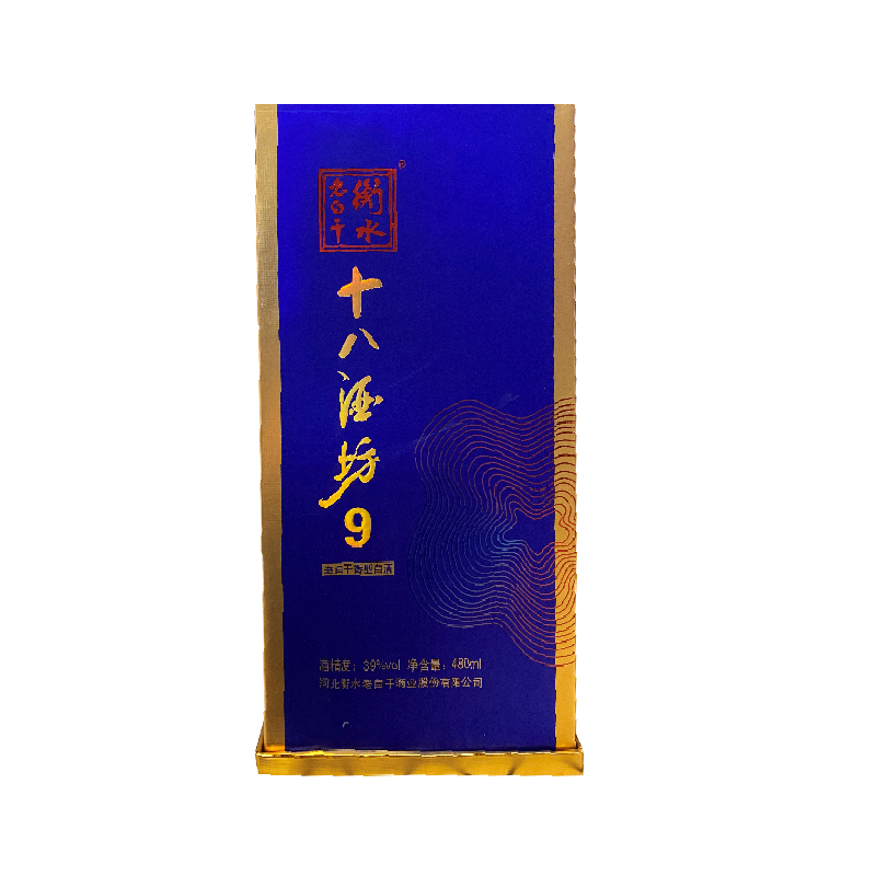 十八酒坊蓝九年39°白酒480ml - 东安易购