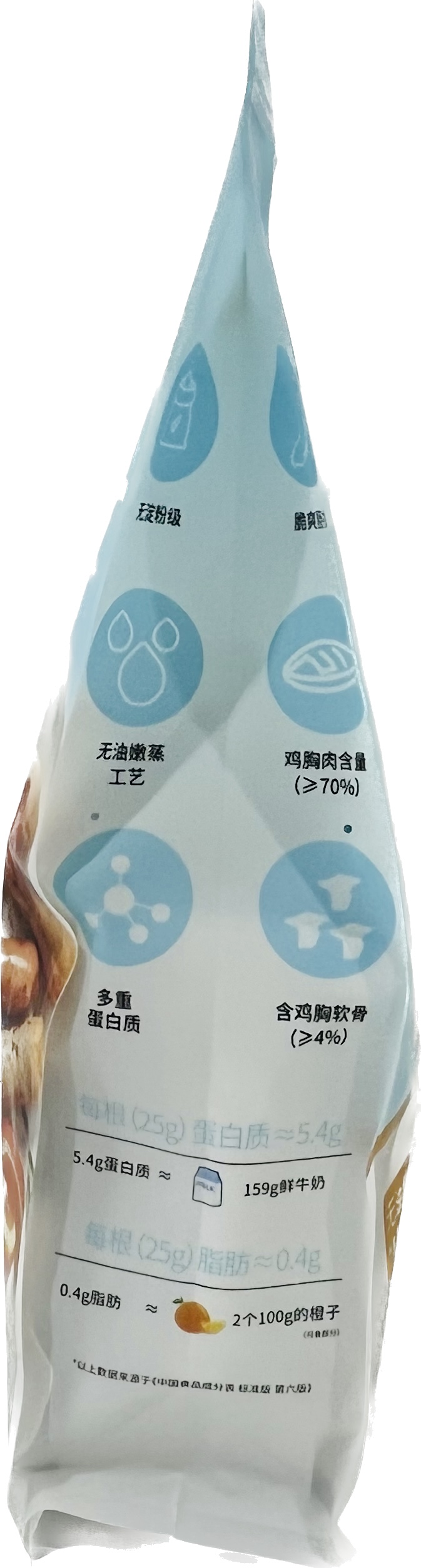 控能低脂高蛋白鸡胸肉肠900克32小袋(原味+海盐胡椒味)开封即食 KEEPLEAN CHIKEN SAUSAGE 8518810 -wkea/维嘉优选