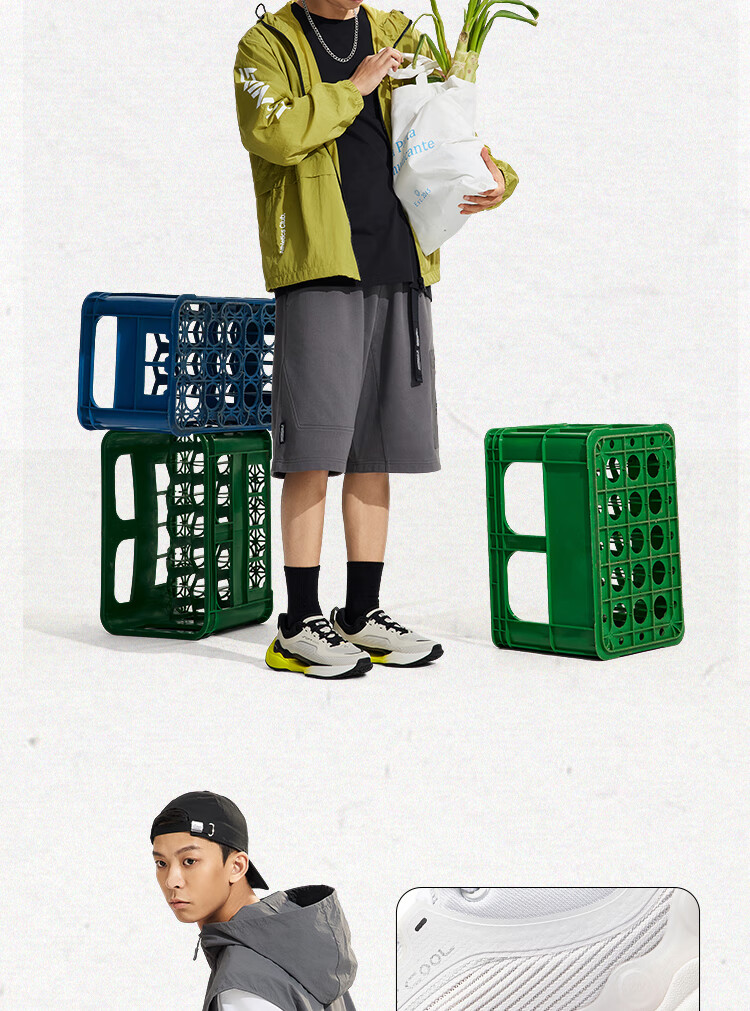 3件5折【自营】LI-NING/李宁2 李宁SOFT COOL男子反光透气清凉休闲鞋2024夏季新品运动鞋 AGLU025-2 - 百年奥莱 ...