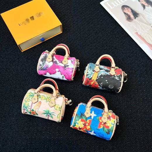 【自留2个 七夕可送】L家 MINI KEEPALL 经典老花迷你包包挂件 钥匙挂件 - 猫叫商城