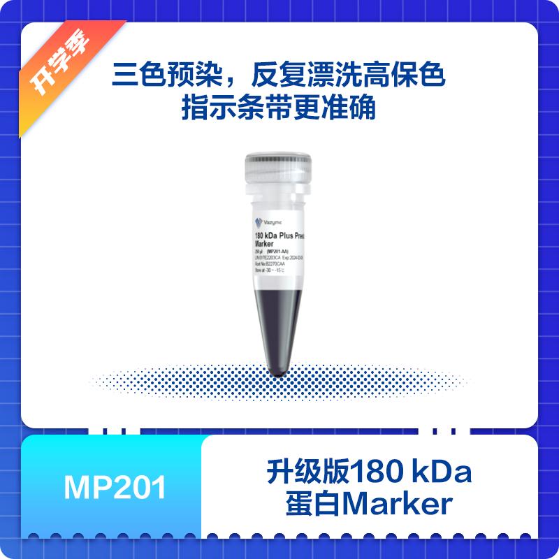 180 kDa Plus Prestained Protein Marker - 诺唯赞