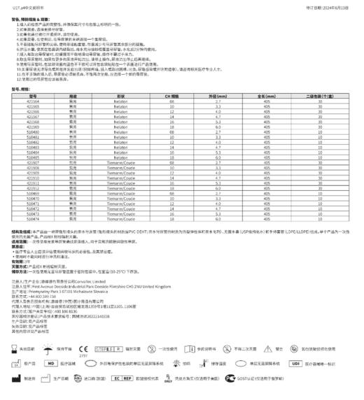 CONVATEC 康维德一次性使用无菌导尿管 GC Glide 421564 421565 421566 421570 421571 ...